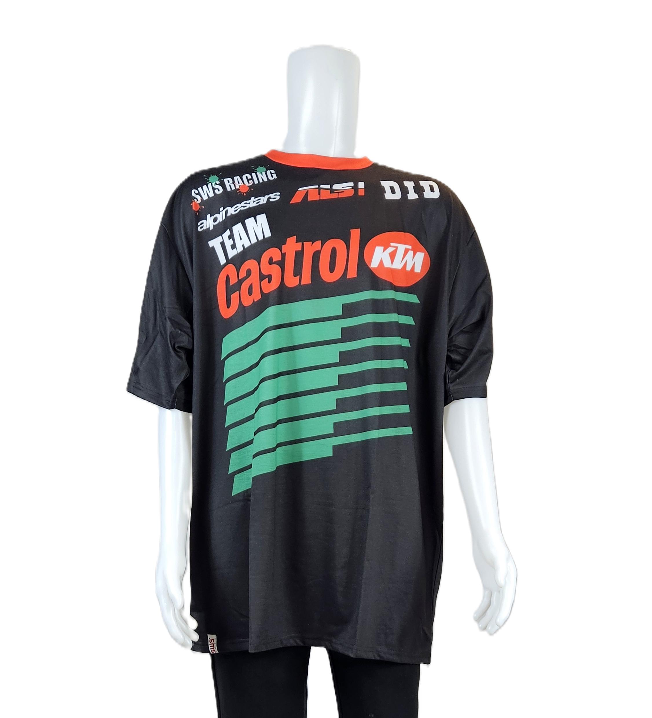1990 Team Castrol KTM T-Shirt | Vintage Moto Tee | 3XL