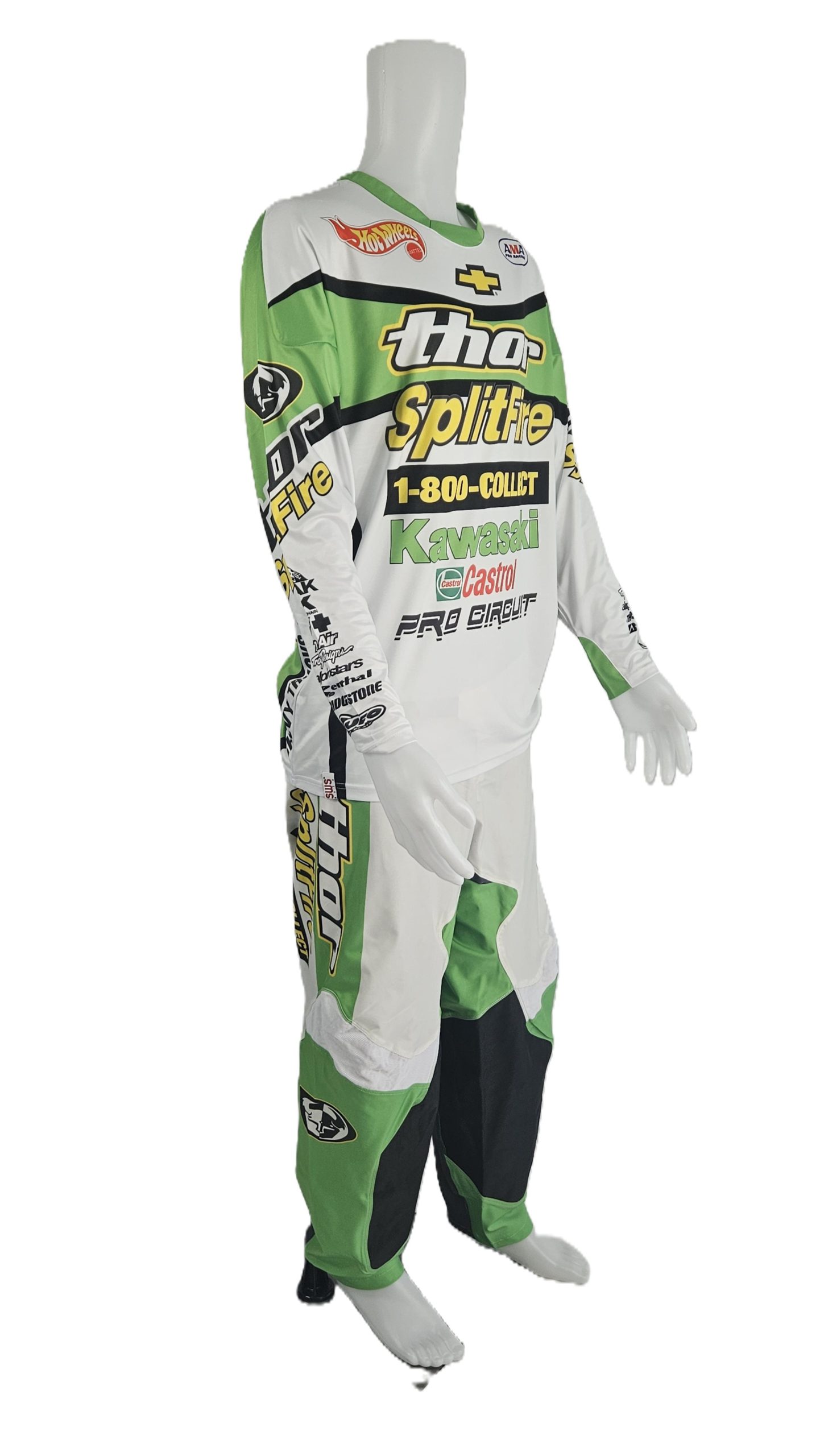 Splitfire Kawasaki Pro-Circuit Motocross Pants – Replica (Size 40 ...